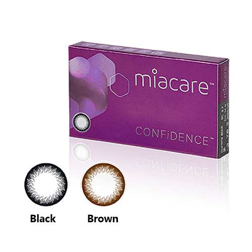 MiaCare Monthly Confidence Color 1 Tone - Silicone Hydrogel Contacts ...