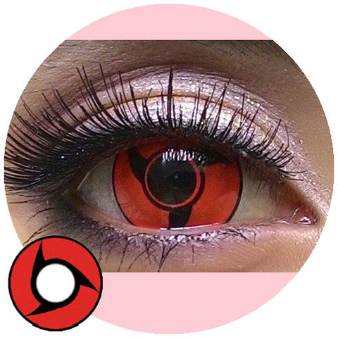 Sasuke Sharingan & Rinnegan Contacts: Naruto Contact Lenses – UNIQSO