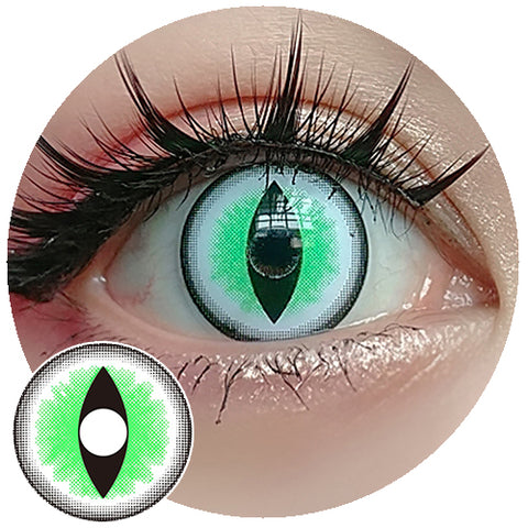 Green Eye Contact Lenses: Stunning Cosmetic & Cosplay Transformations ...