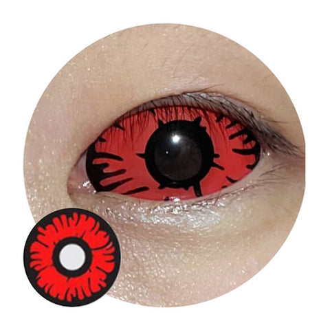 Sclera Contacts Red | Red Full Eye Contacts – UNIQSO