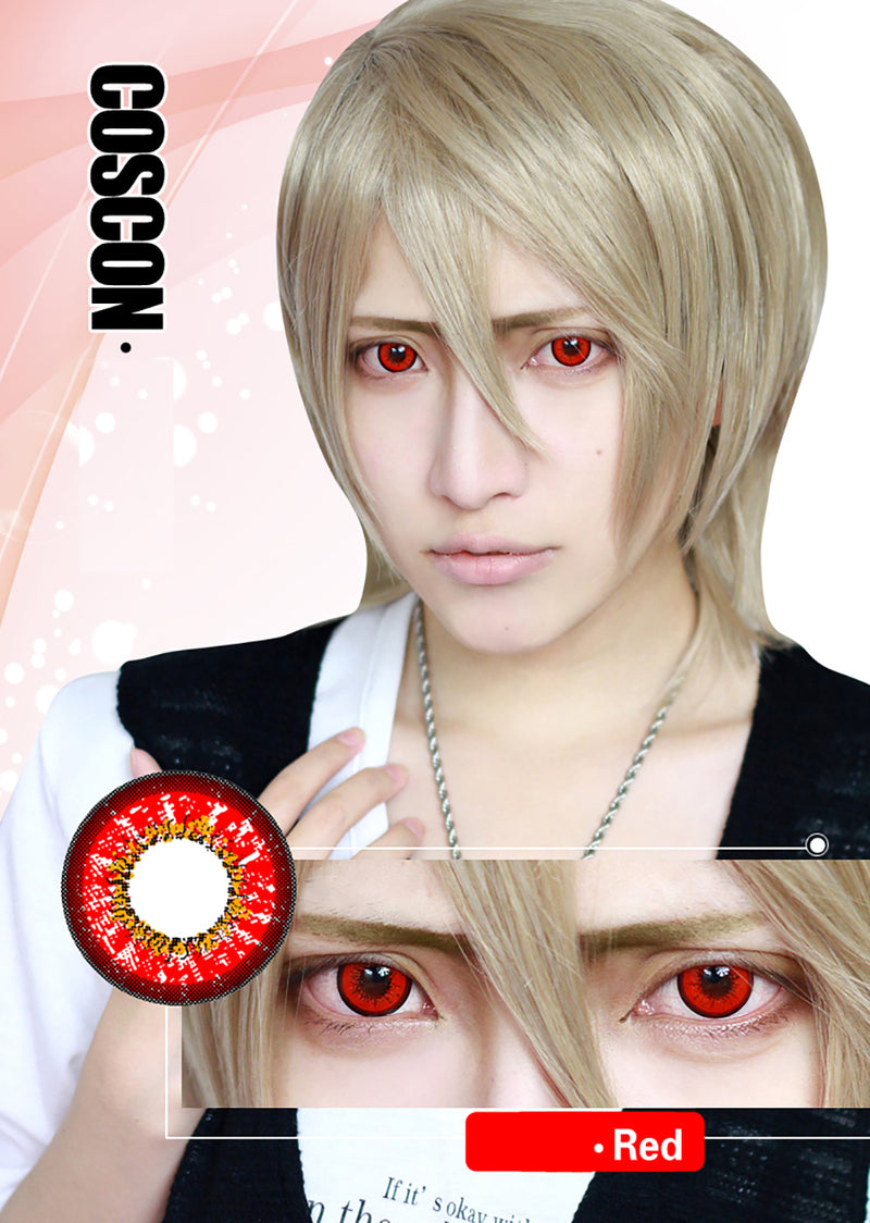 Sweety Sky Red Colored Contacts – UNIQSO
