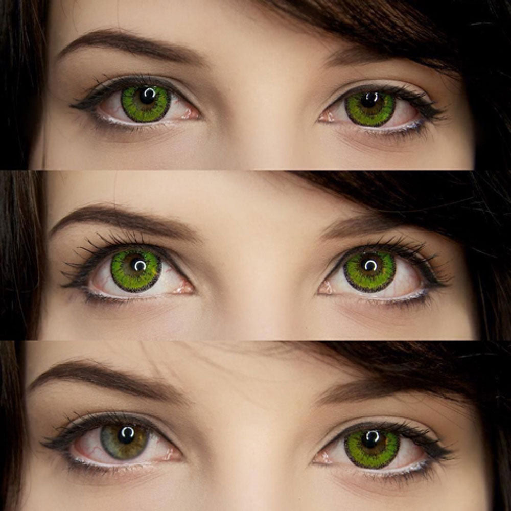 Kazzue Vivid Brilliant Green Colored Contacts – UNIQSO