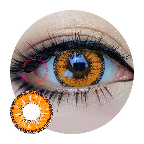 Orange Circle Lenses I Orange Colored Contacts – UNIQSO