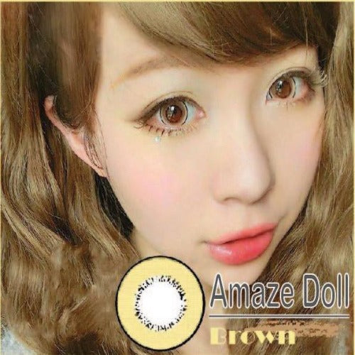 Western Eye Amazed Doll Brown Colored Contacts – UNIQSO