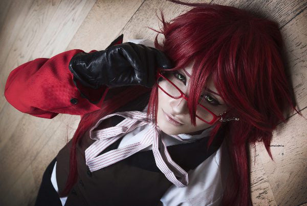 Cosplay Wig - Black Butler - Grell Sutcliff – UNIQSO